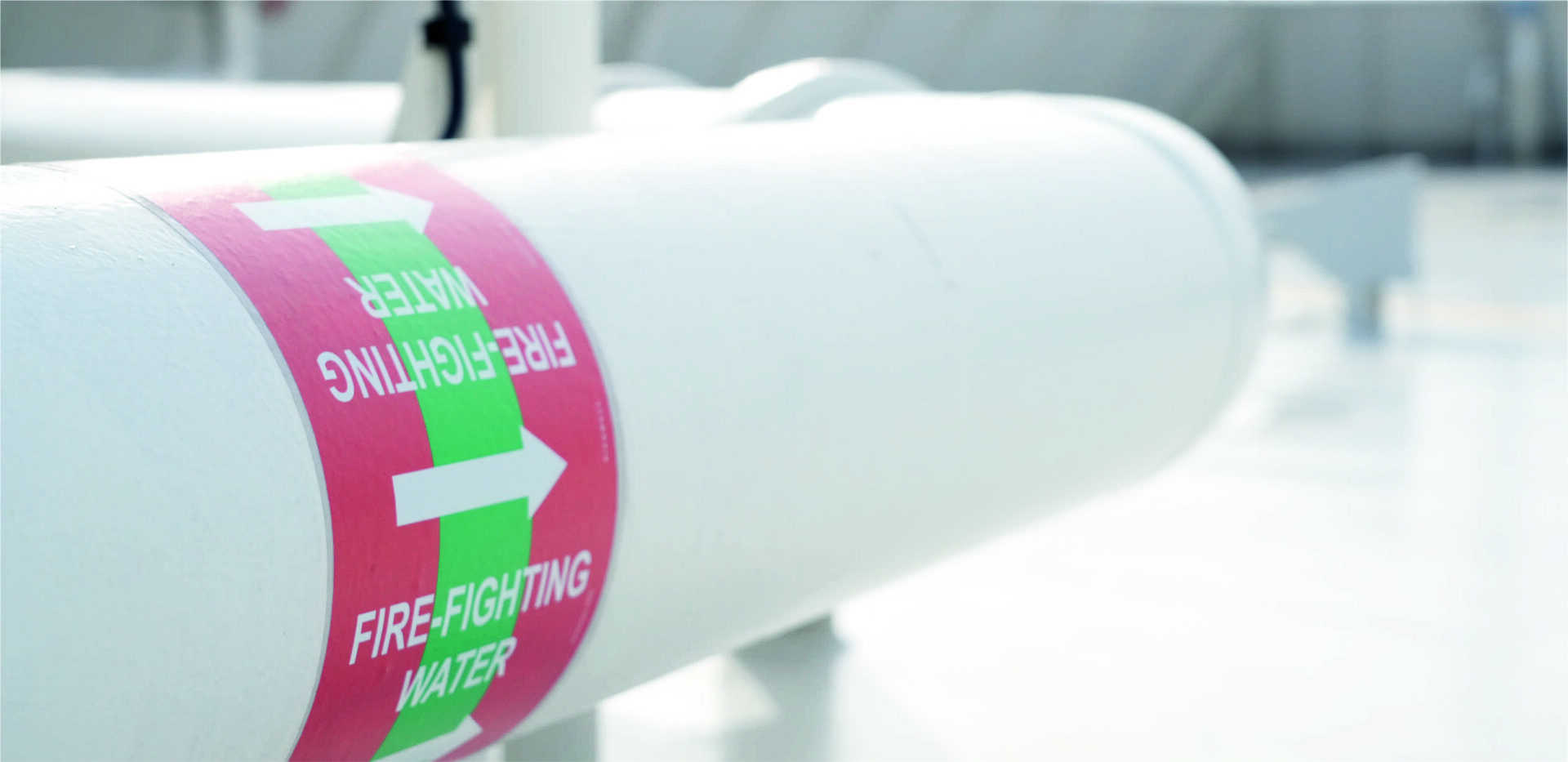 Marine Pipe Marking | ISO 14726 | Offshore platforms & ships | Signwell